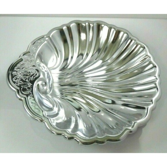 Unbranded | Dining | Vintage Silver Metal Silverplate Scallop Clam ...